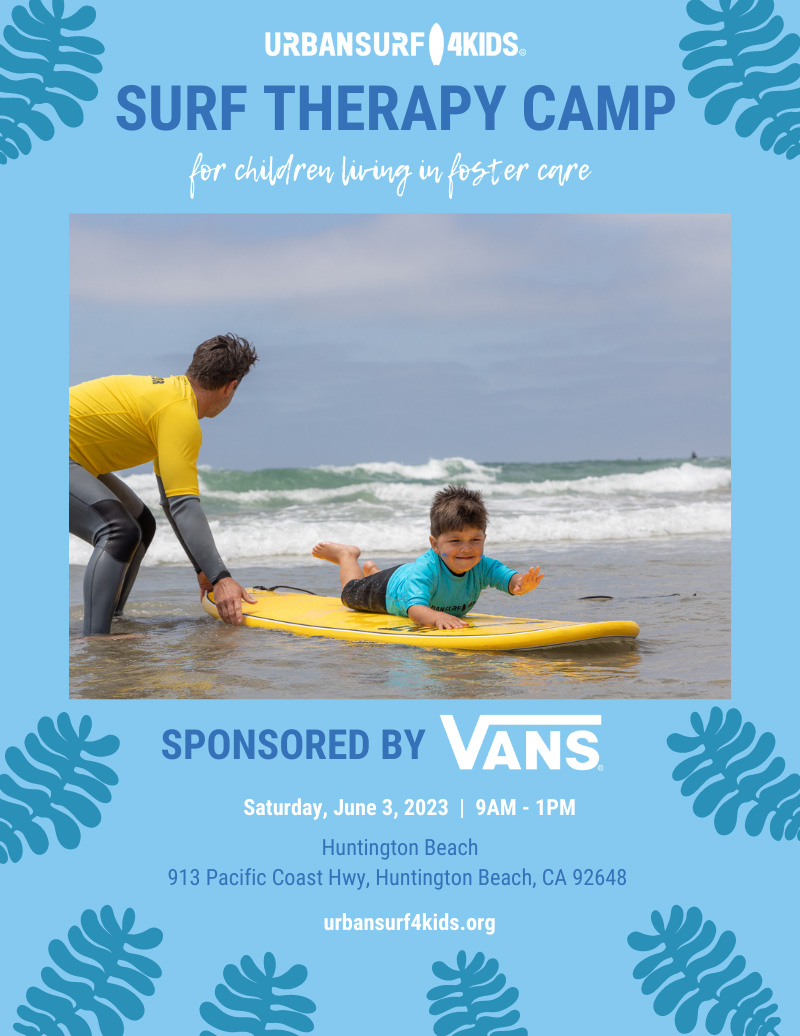 June 3 Vans Surf Therapy Camp Sign Ups - Urban Surf 4 Kids